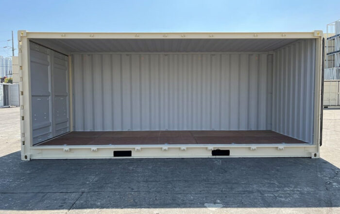 20ft Open Side Shipping Containers for Sale - Miami Containers